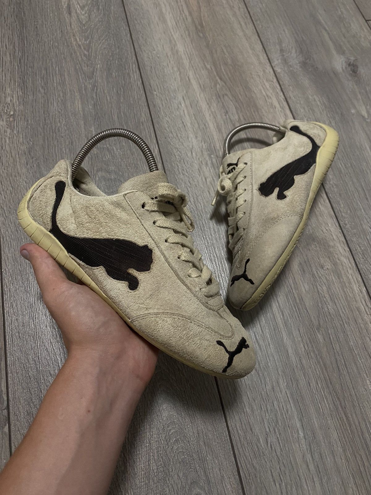 Puma Vintage Puma Speed Cat Big Tan Suede Sneakers Archive Y2K | Grailed