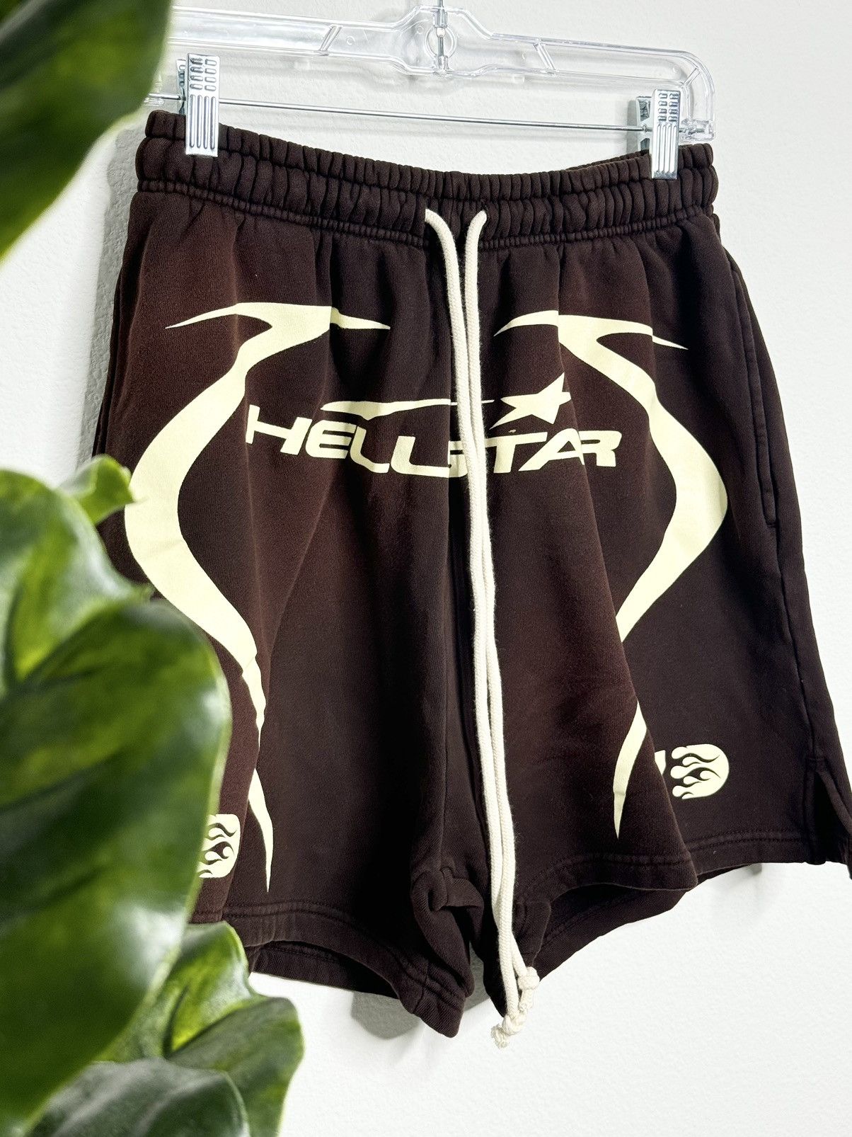 HELLSTAR Hellstar Studios Warm Up Shorts Brown | Grailed