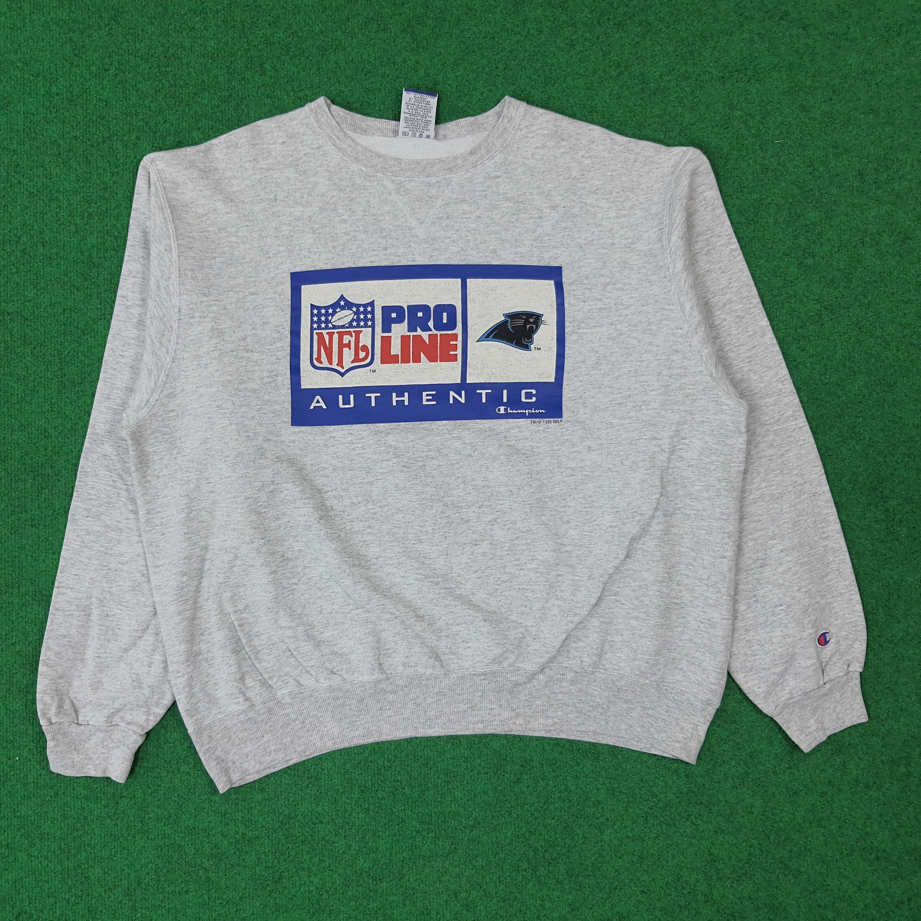Champion Vintage NFL Pro Line Carolina Panthers Sweatshirt C275N16 ...
