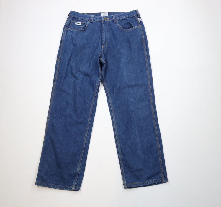 Vintage Tyndale FR Fire Resistant Wide Leg Carpenter Jeans USA | Grailed