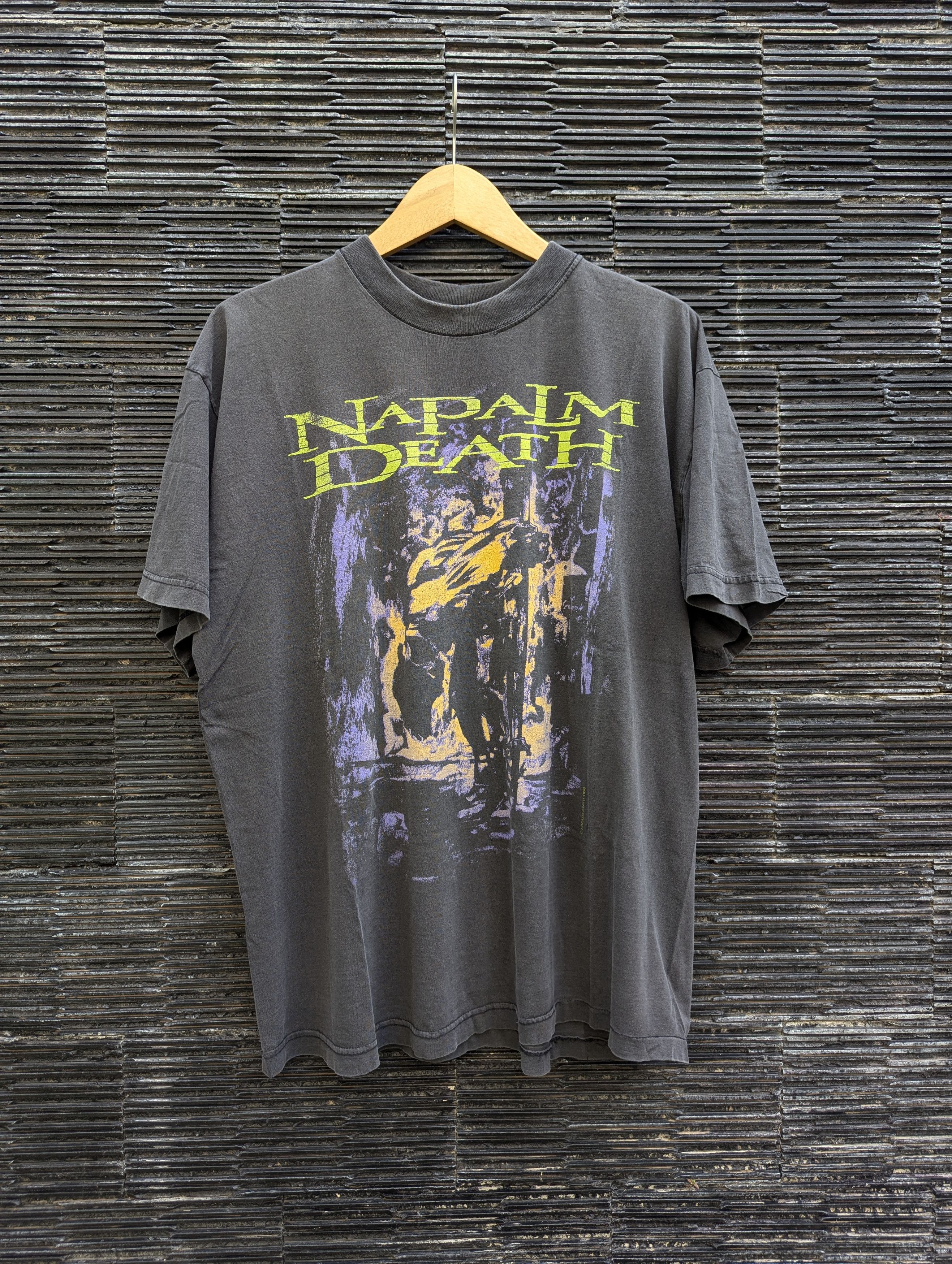 Band Tees Napalm Death Tour | Grailed
