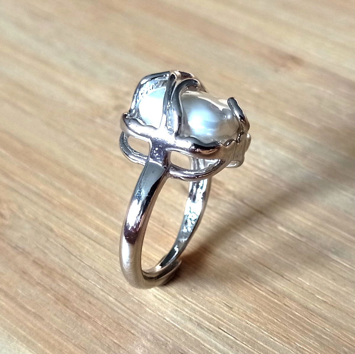 Designer × Japanese Brand × Vintage Punk Shine Square Pearl Irregular ...