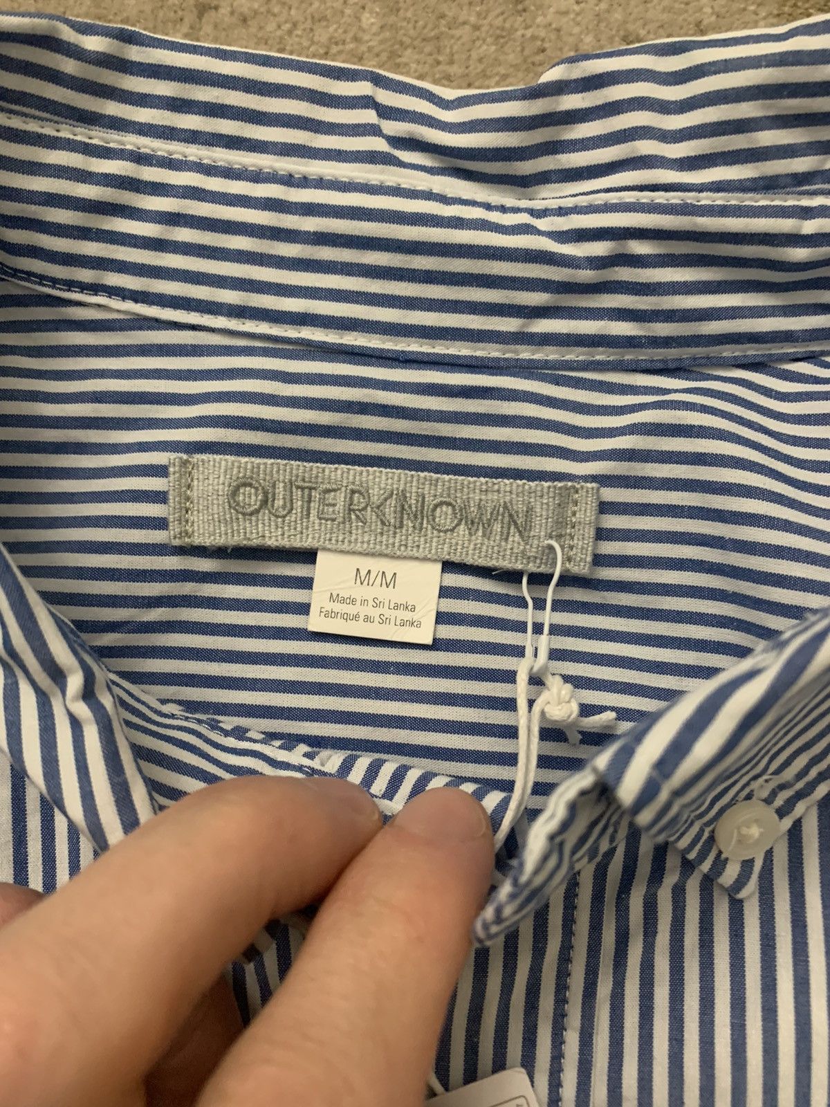 Outerknown Atlantic Poplin Short Sleeve Button Up | Grailed