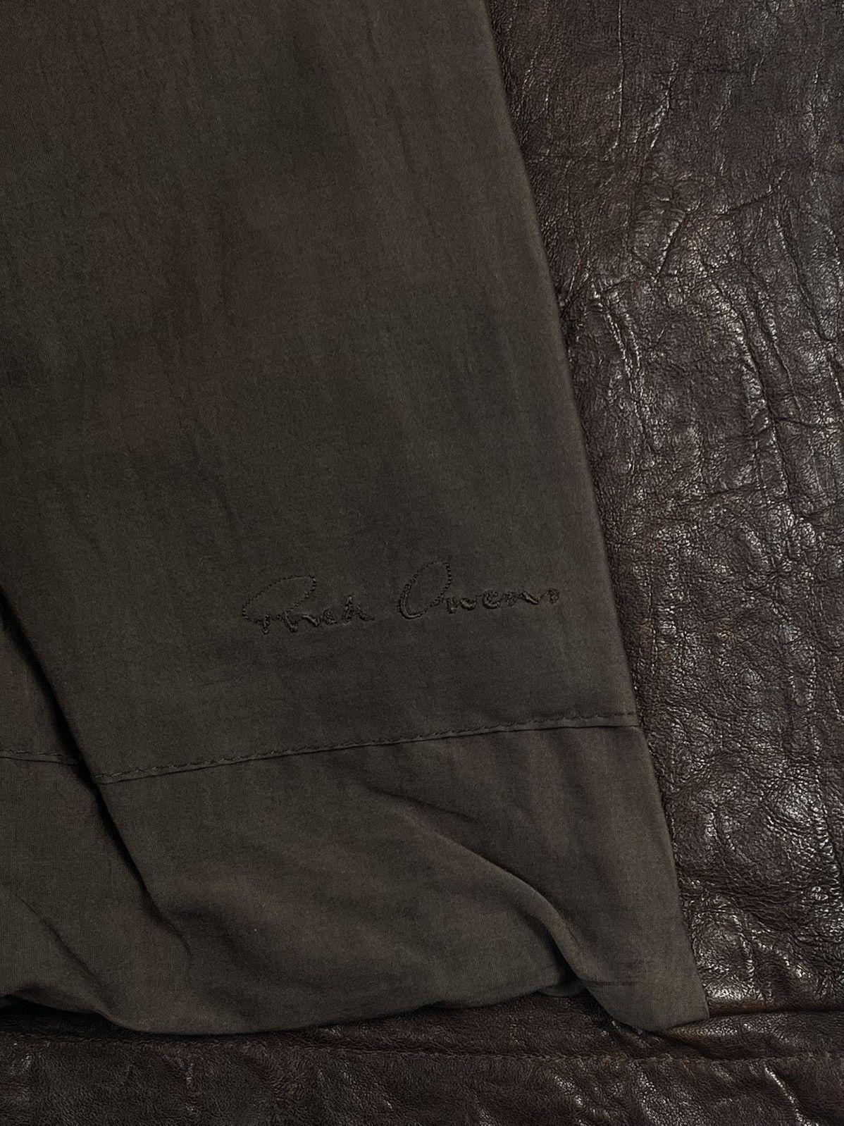 Rick Owens FW09 Rick Owens Crust Hammered Lamb Stooges Leather Jacket ...