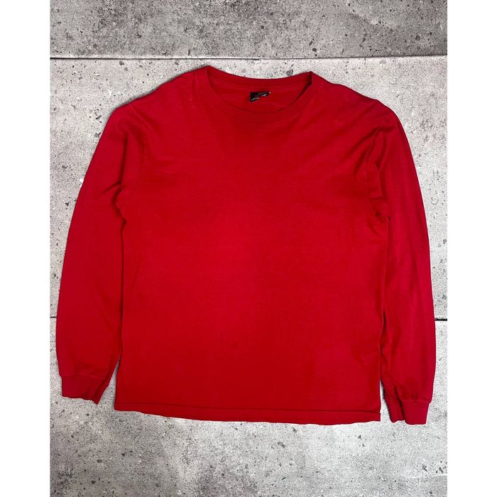 Quicksilver L/S Quicksilver Red Tee (M) - 2000s | Grailed