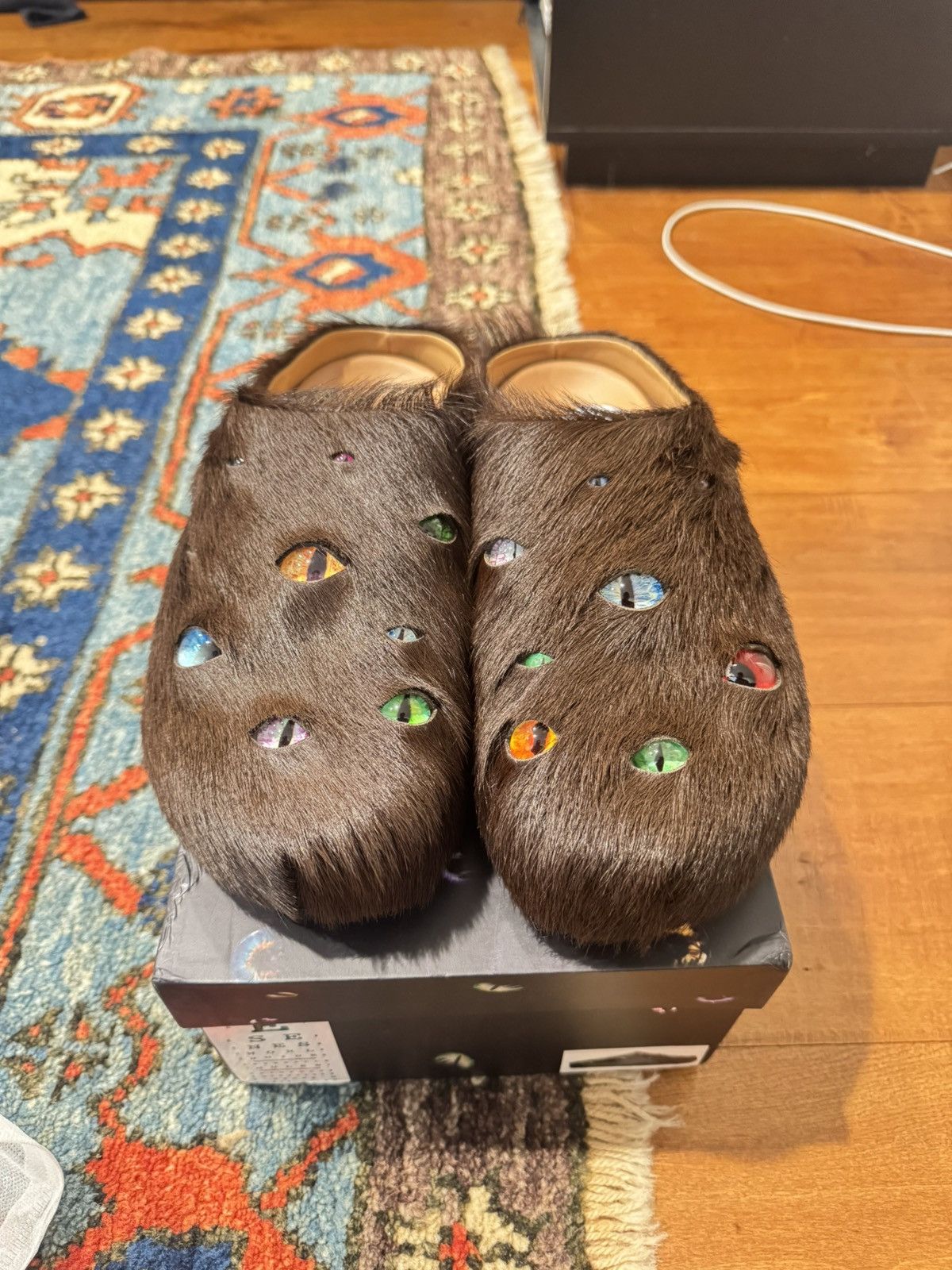 ESENES WORLDWIDE Eyeball mules | Grailed