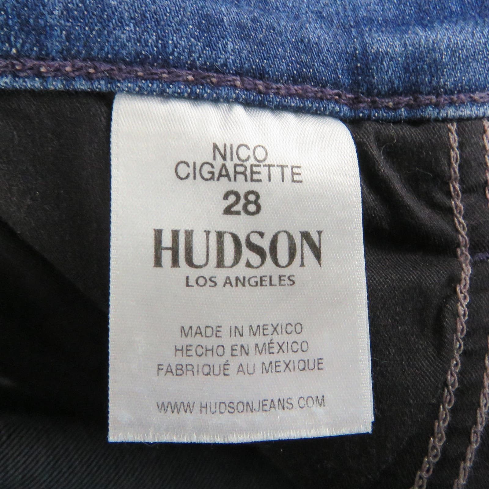 Hudson Hudson Nico Cigarette Jeans Designer High Rise Skinny 28" | Grailed