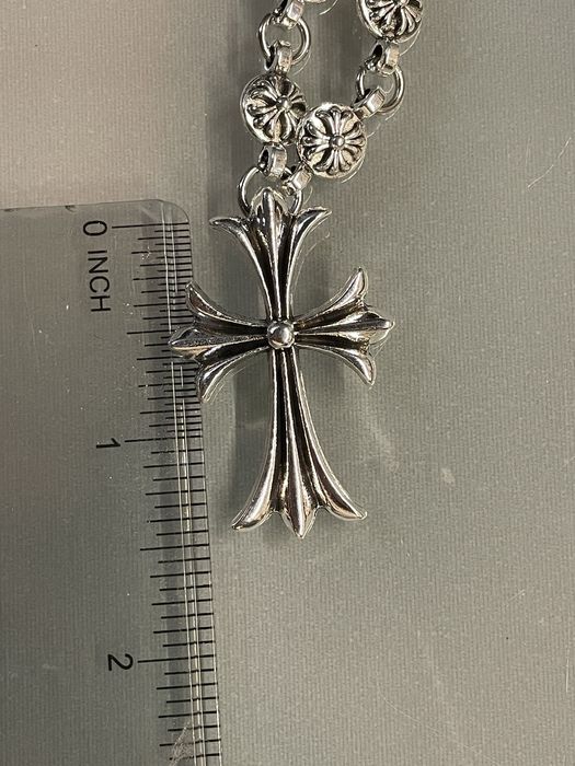 Vintage Chrome Hearts style Y2K Cross chain necklace | Grailed