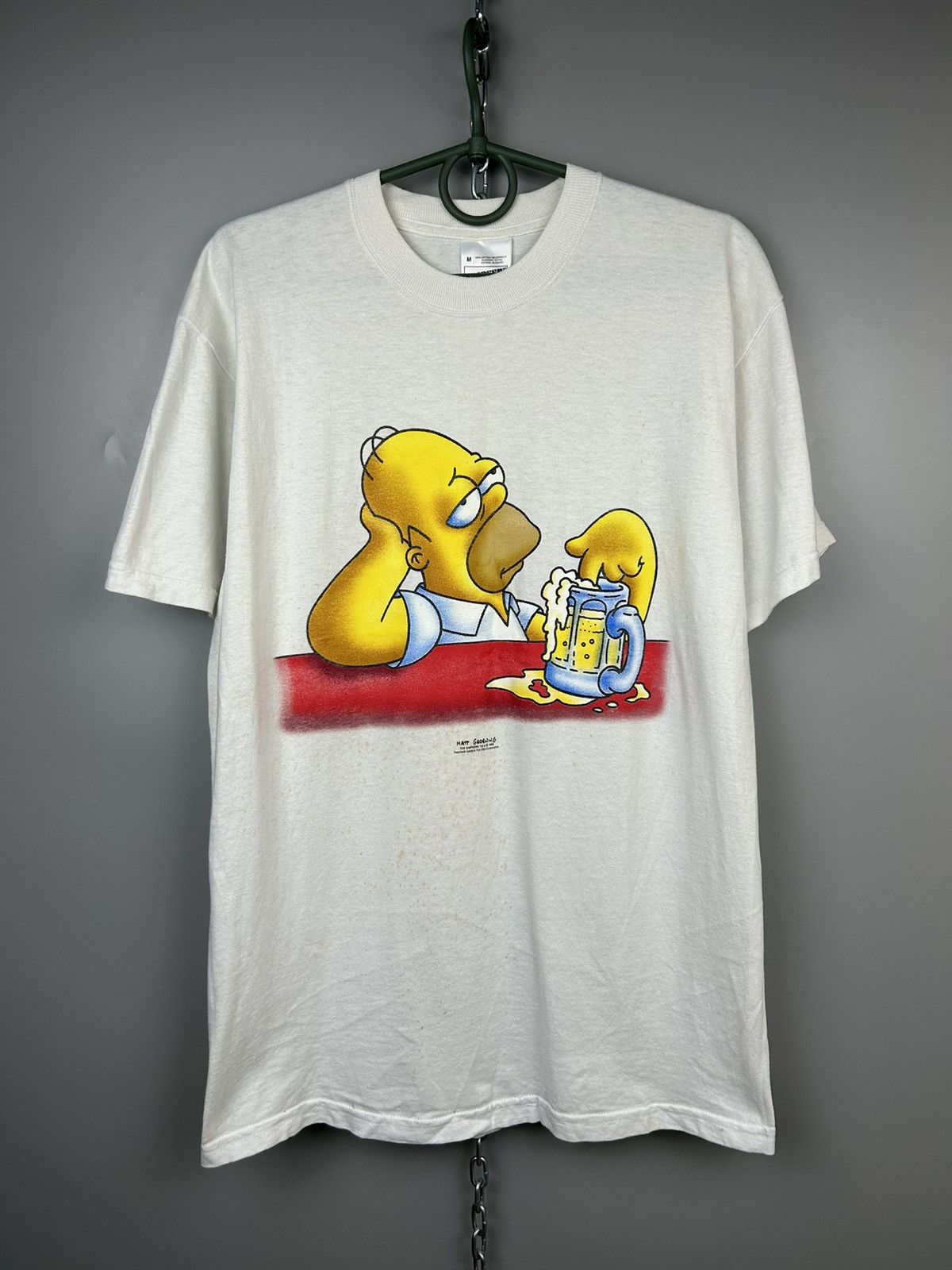 Movie × The Simpsons × Vintage Vintage The Simpson Homer Simpson 90s T ...