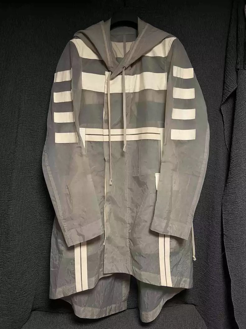 Rick Owens Rick Owens 13ss show perspective ribbon fishtail coat G ...