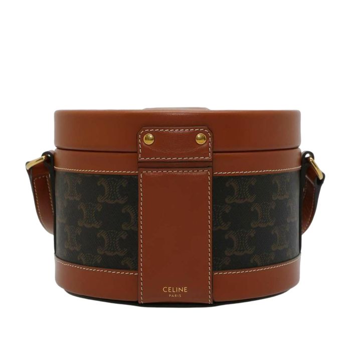 Celine CELINE Medium Triomphe Tambour Crossbody Bag | Grailed