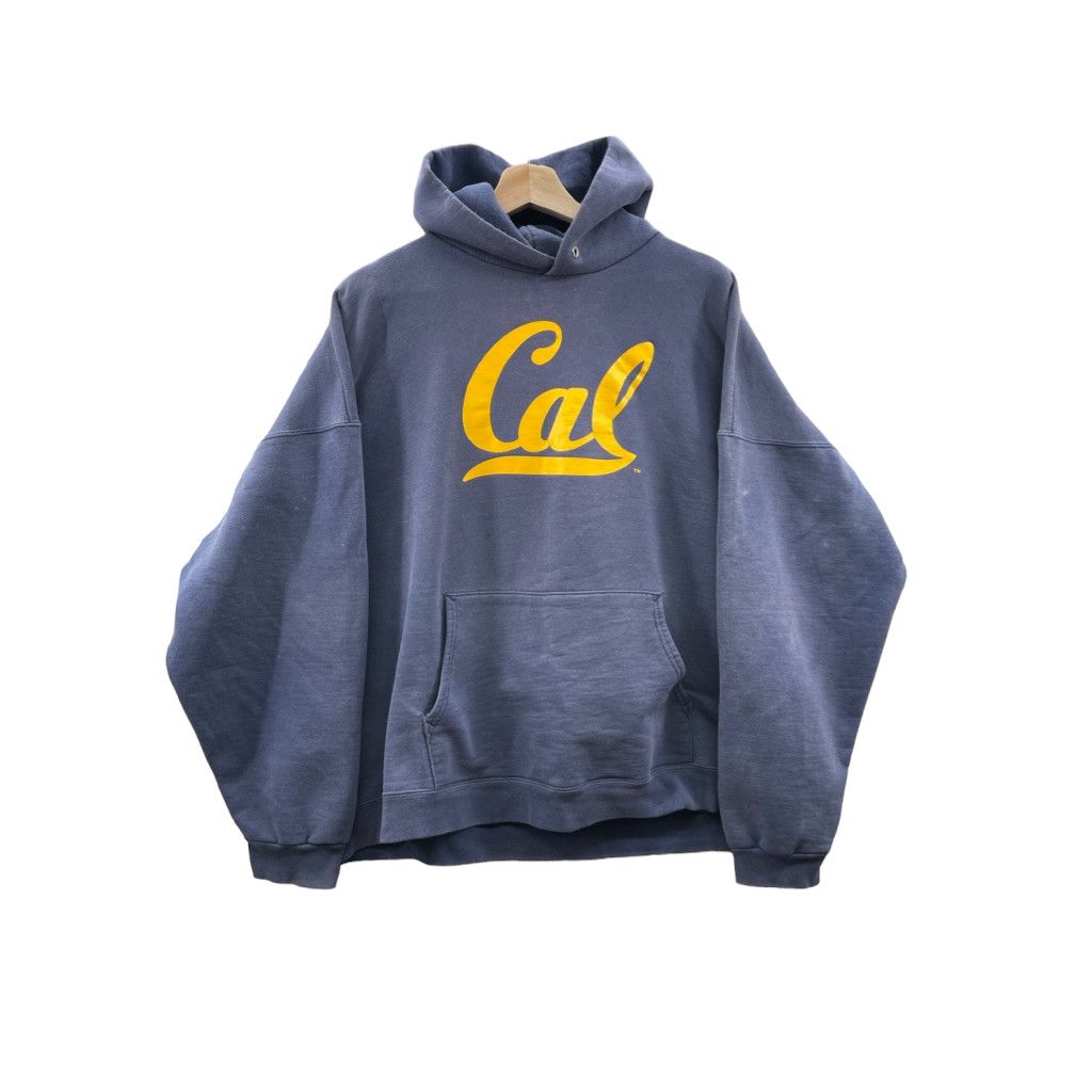 Hanes × Vintage Vintage 1990's UC Berkeley Cal College Logo Hoodie ...