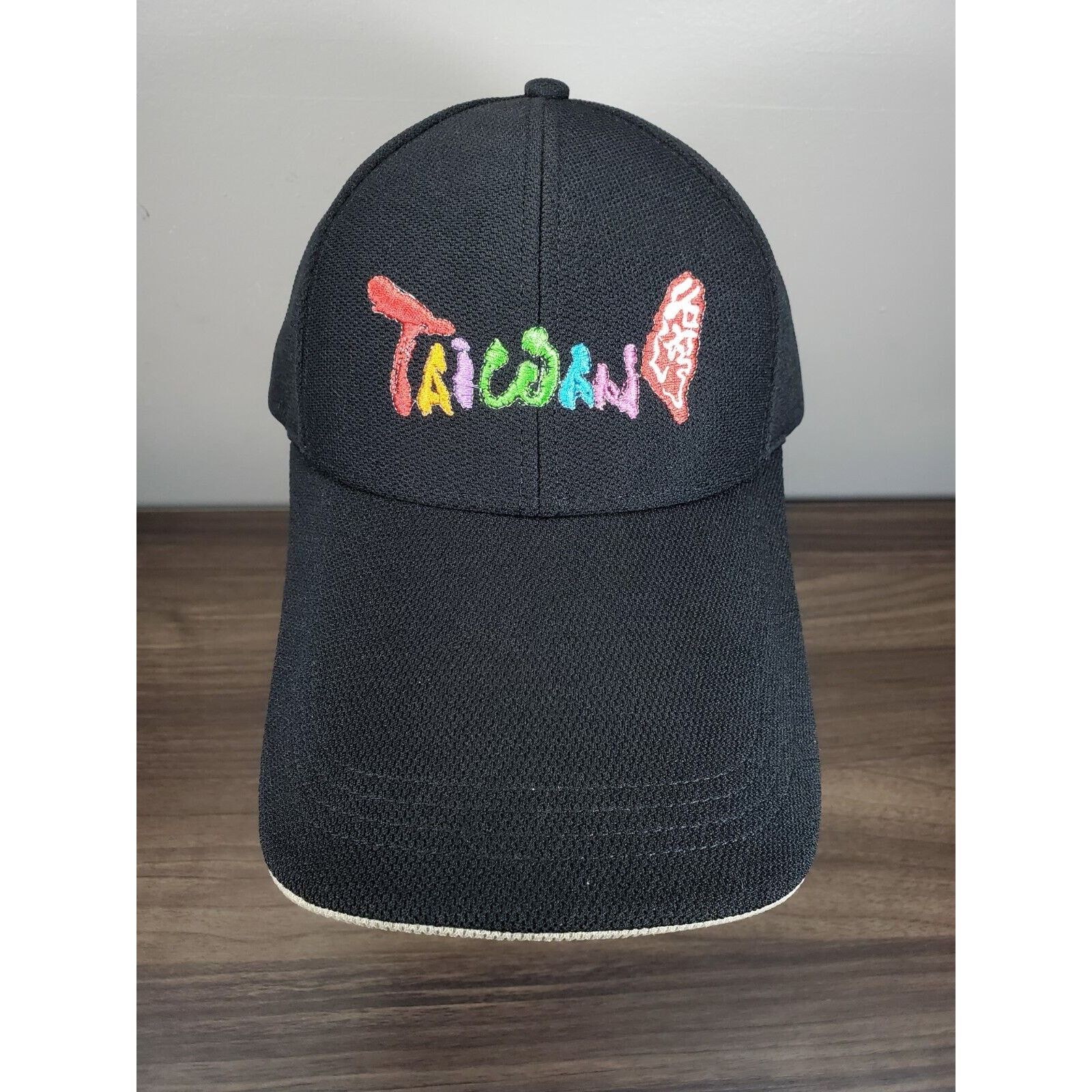 Versailles Taiwan Extra Long Bill Hat Black Embroidered Baseball Cap ...