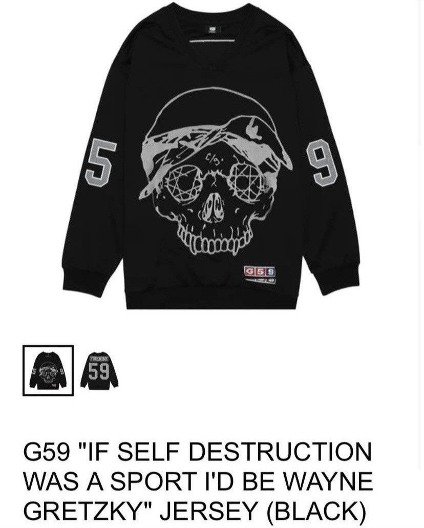 G59 Records G59 If Self Destruction Was A Sport Jersey | Grailed