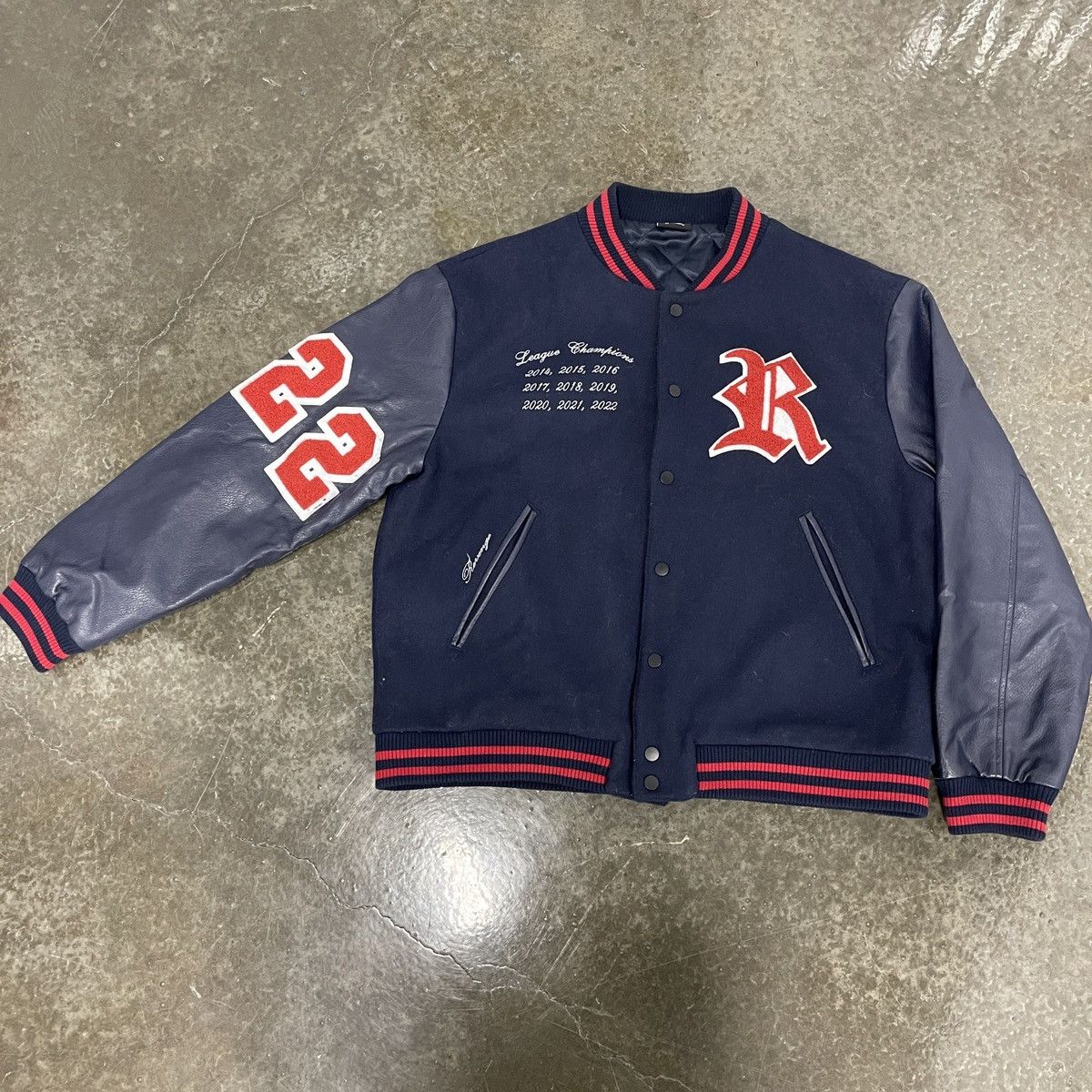 Revenge Revenge Rottweiler Varsity Jacket | Grailed