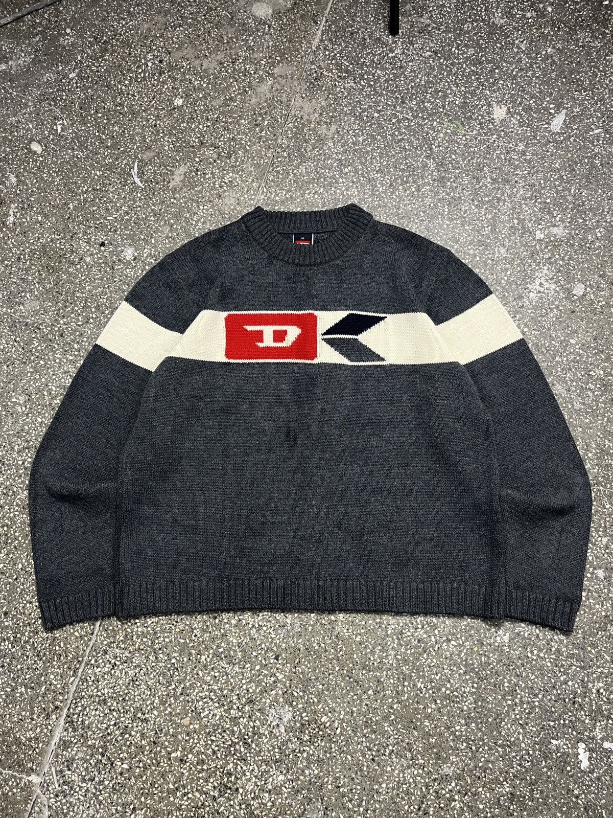 Archival Clothing × Diesel × Vintage Vintage Diesel Wool Knit Sweater ...
