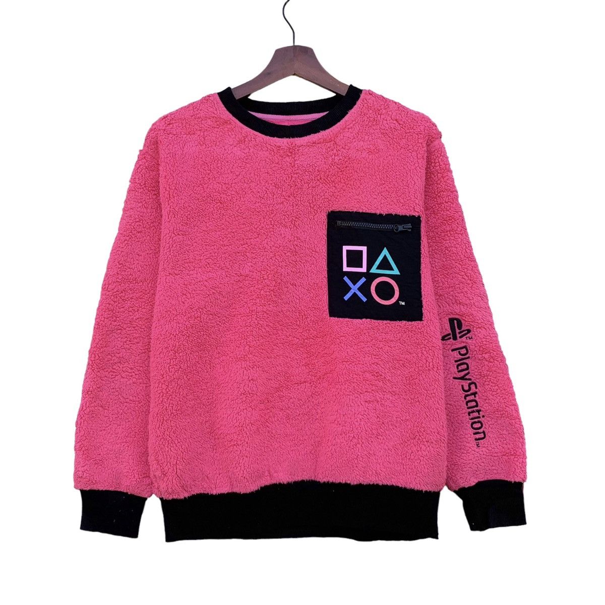 Playstation PlayStation Fleece Sweatshirt Embroidery Logo | Grailed