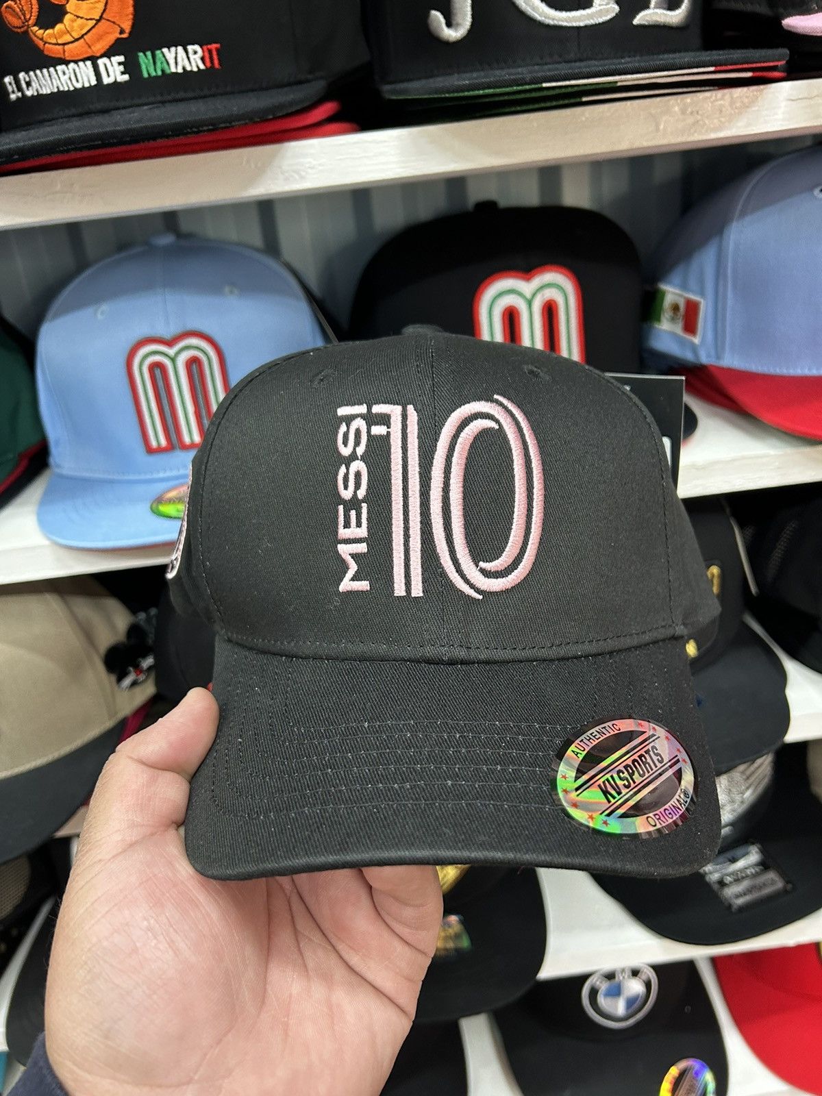Streetwear × Vintage Lionel Messi Inter Miami #10 Adjustable Snapback ...