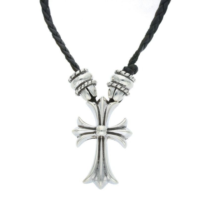 Chrome Hearts Chrome Hearts Small CH Cross Crimp Necklace | Grailed