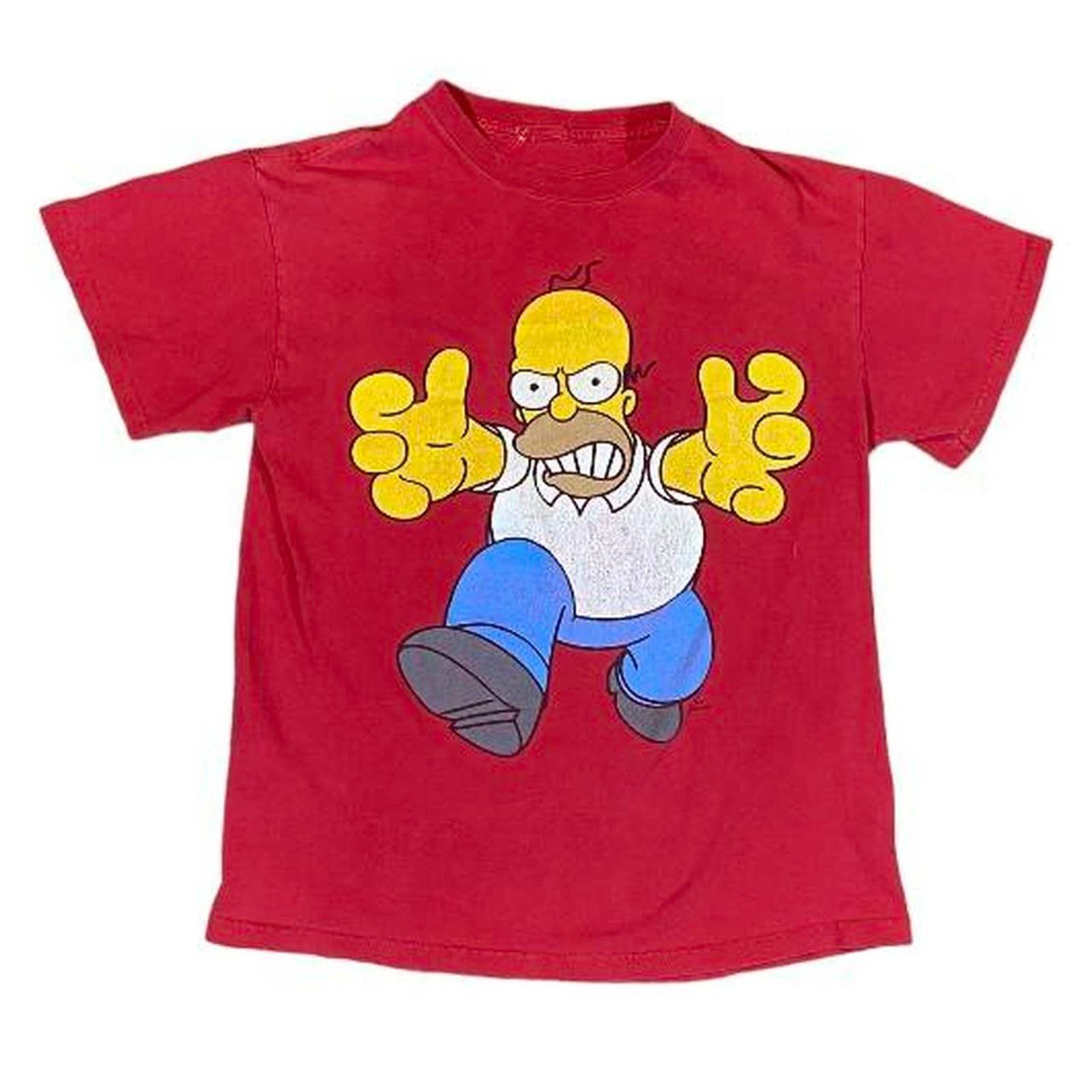 Disney Modern homer simpson red tee shirt | Grailed