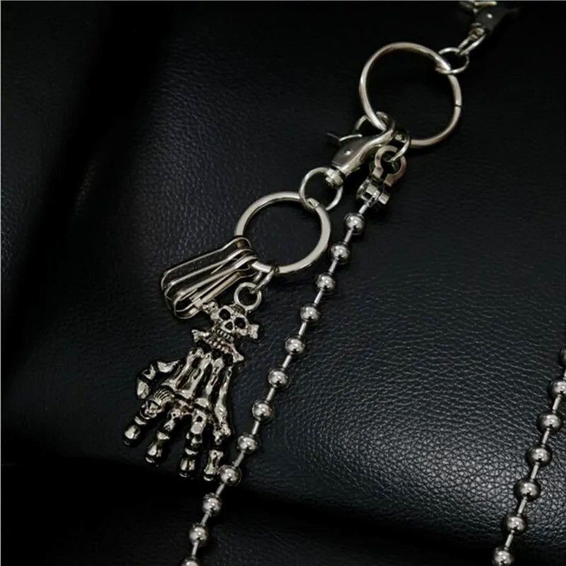 Chain × Streetwear × Vintage Goth Hand Skeleton Pants Chain | Grailed