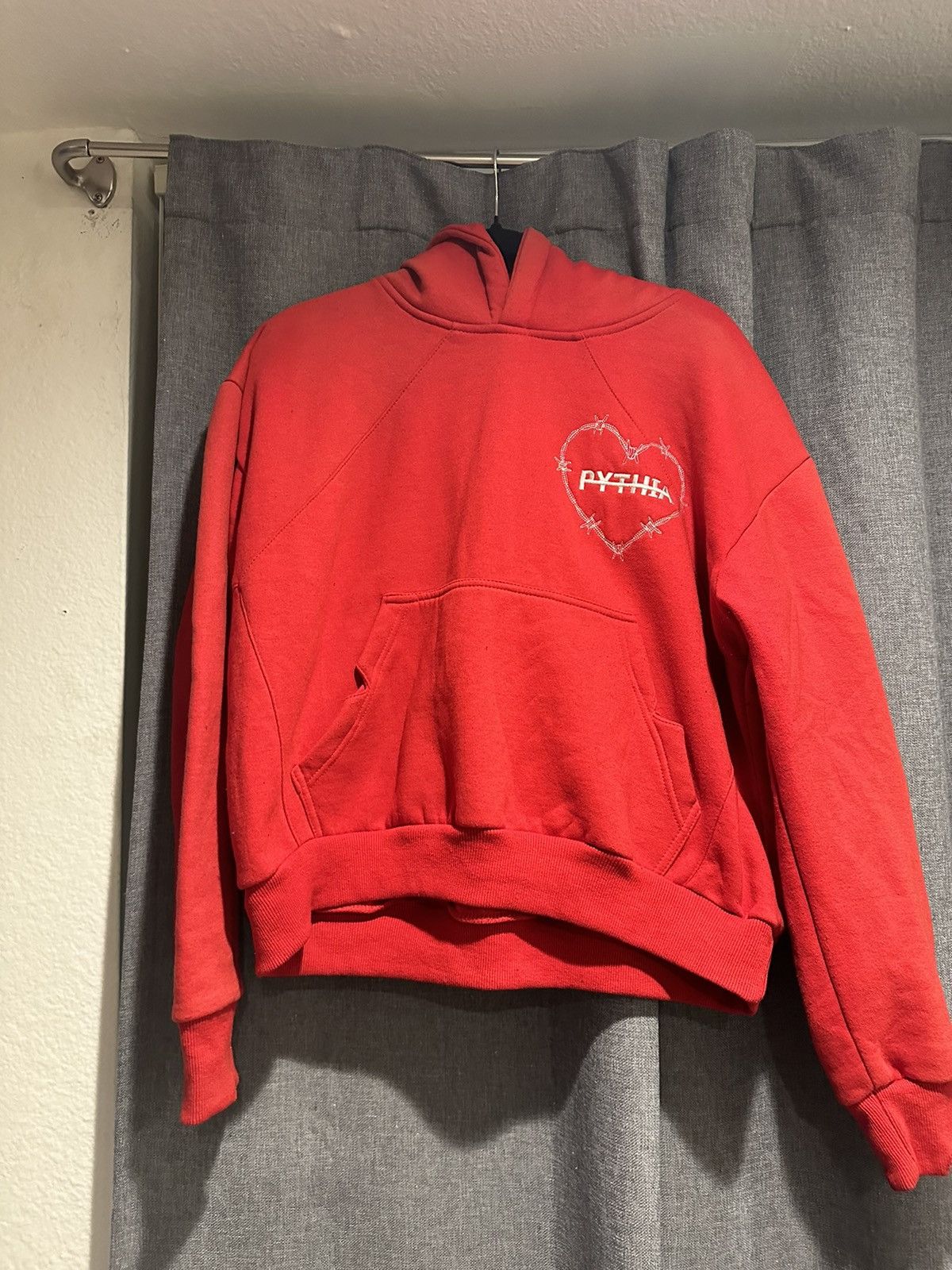 Pythia Pithya hoodie red | Grailed