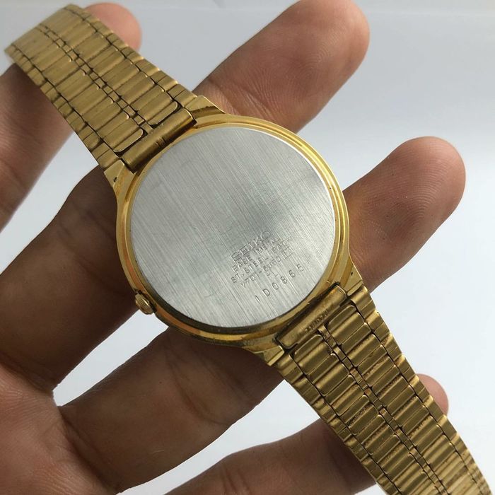 Seiko 80s Seiko SX gold watches | Grailed