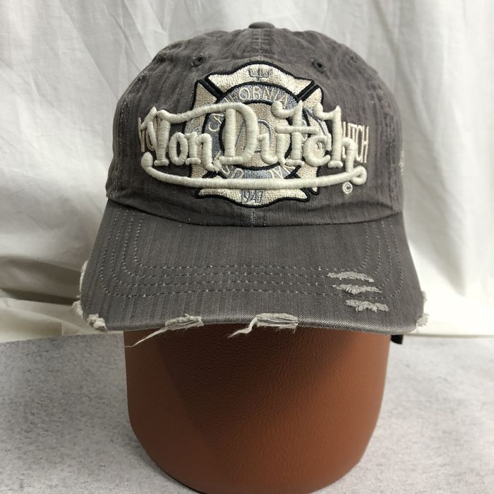 Vintage Von Dutch Distressed Ripped Hats | Grailed