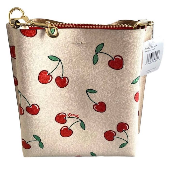 Coach Coach Mollie Bucket 22 With Heart Cherry Print bag | Grailed