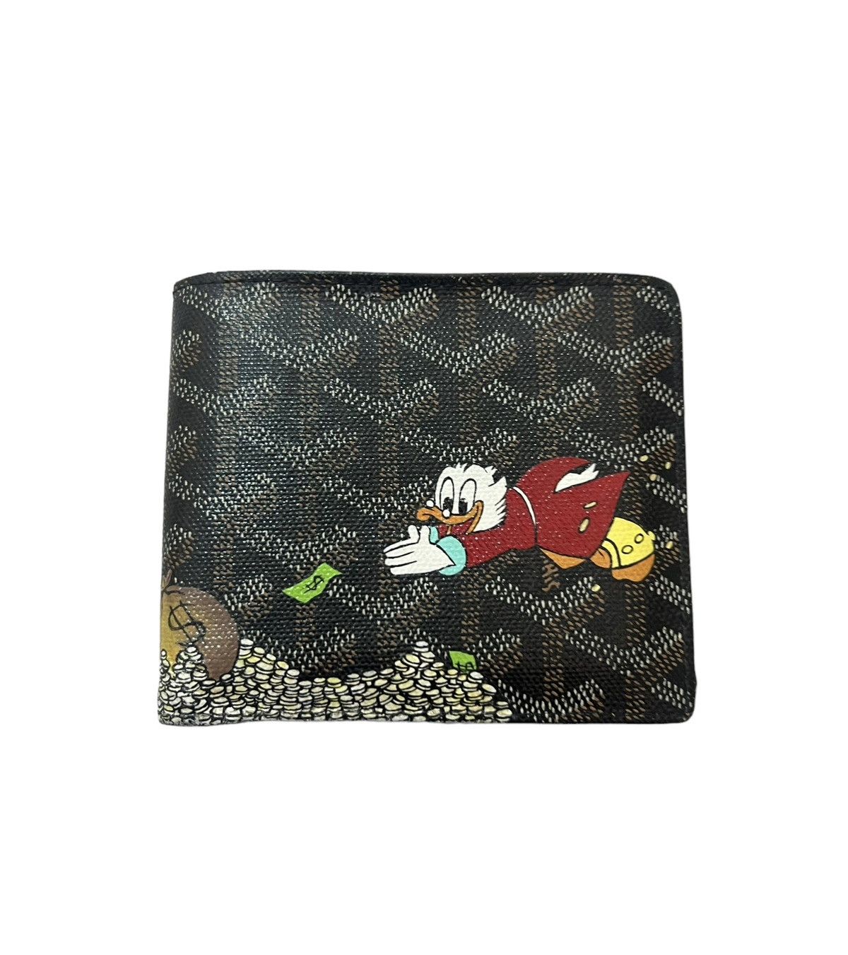 Goyard Goyard Florentin Bifold Wallet Custom Painting Donald Duck | Grailed