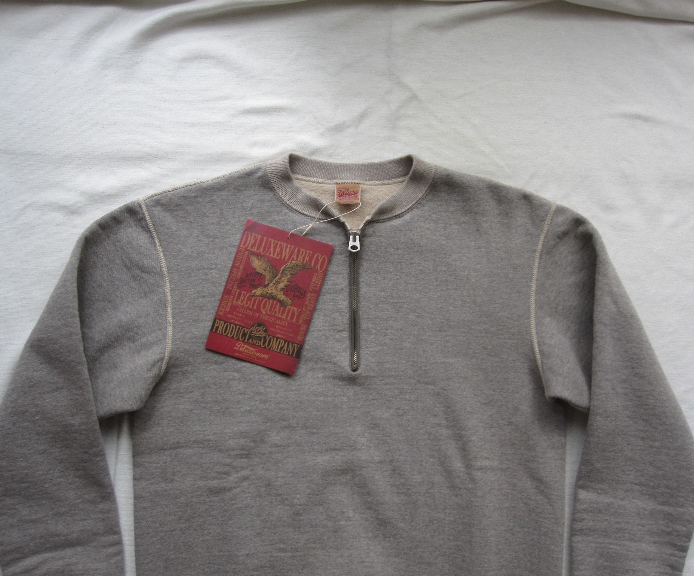 Freewheelers DELUXEWARE HALF-ZIP PLAIN SWEATER | Grailed