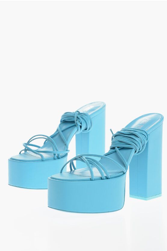 Paris Texas Platform Mules MALENA with Gladiator Fastening 12cm | Grailed