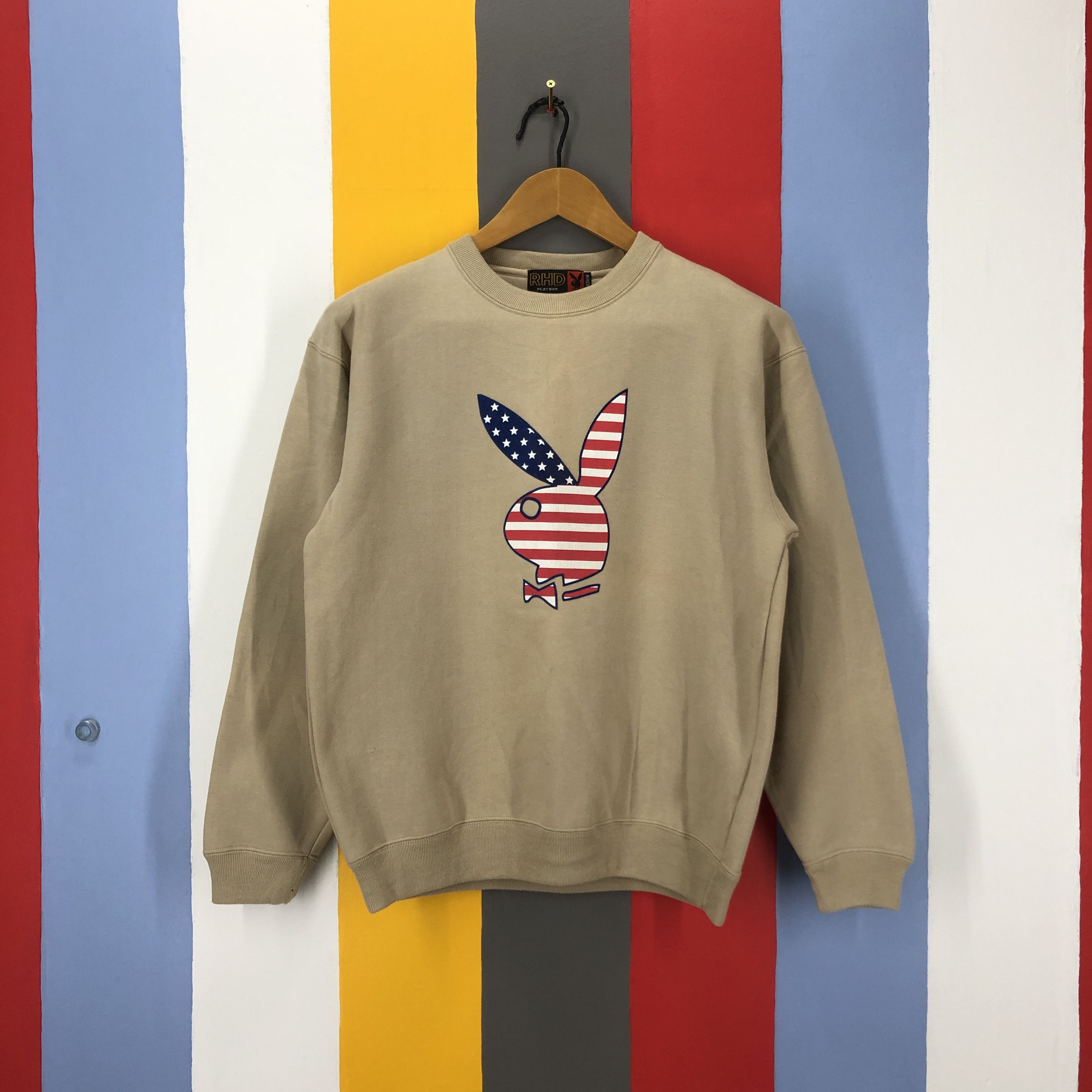 Playboy RHD PLAYBOY American Flag Bunny Sweatshirt #1065/AL | Grailed