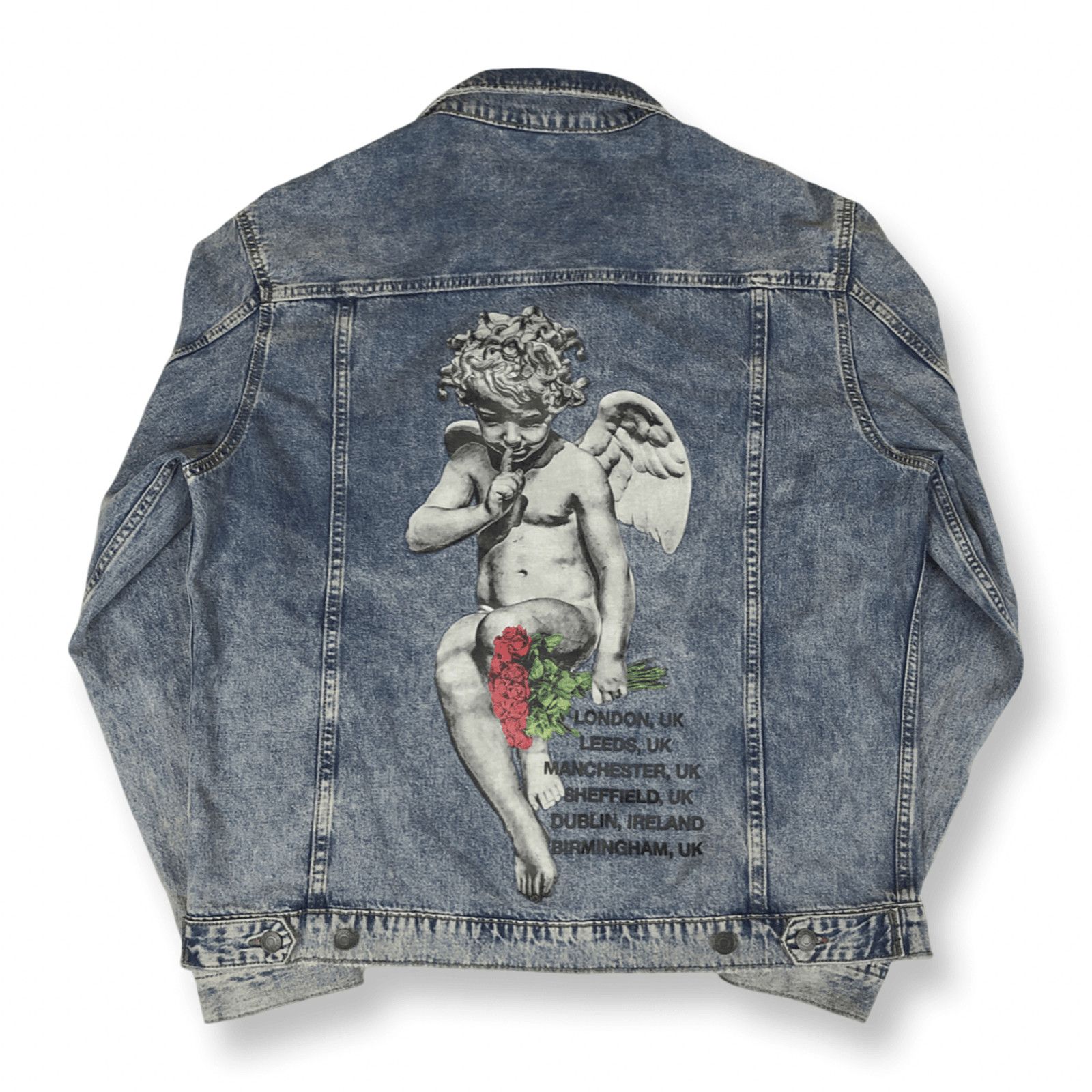 H&M × Streetwear × Young Thug Young Thug Denim Jacket H&M Y2K Tour ...