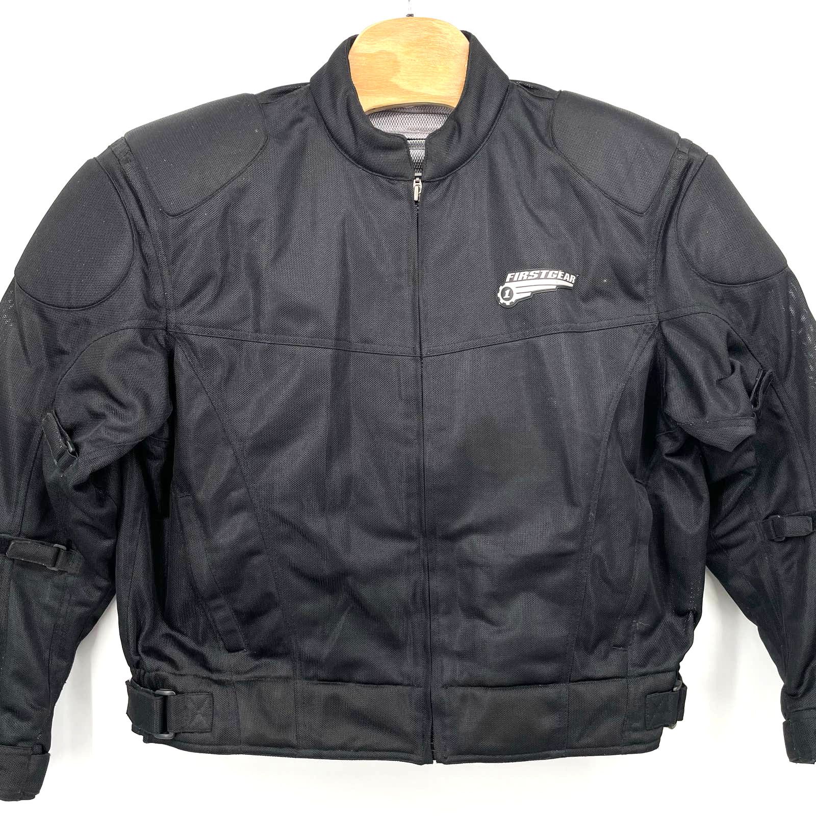 First Gear FIRSTGEAR Men's black Motorcycle Jacket Mesh | Grailed