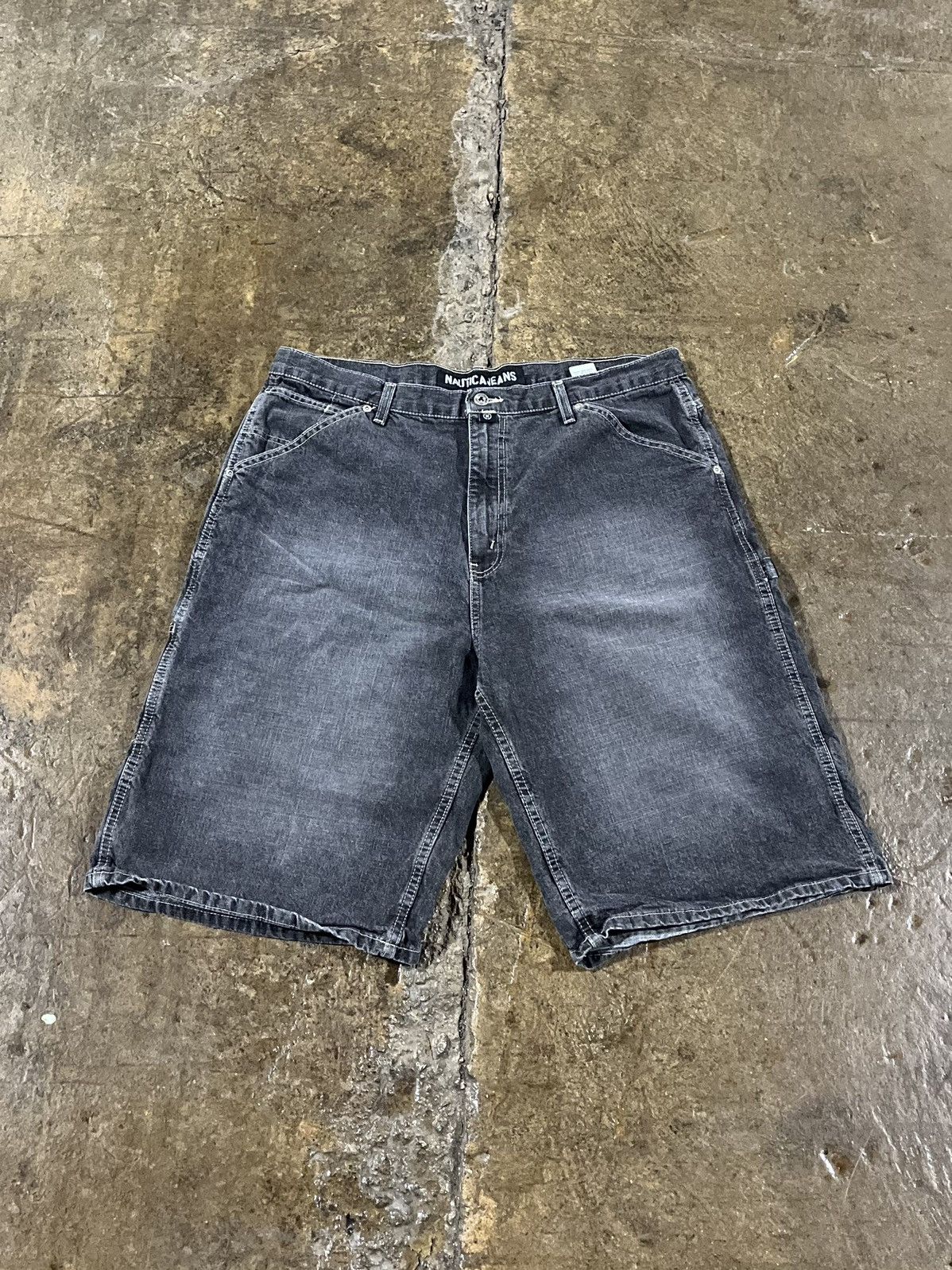 Vintage Crazy Y2K Nautica Carpenter Jorts Faded Baggy Skater Shorts ...