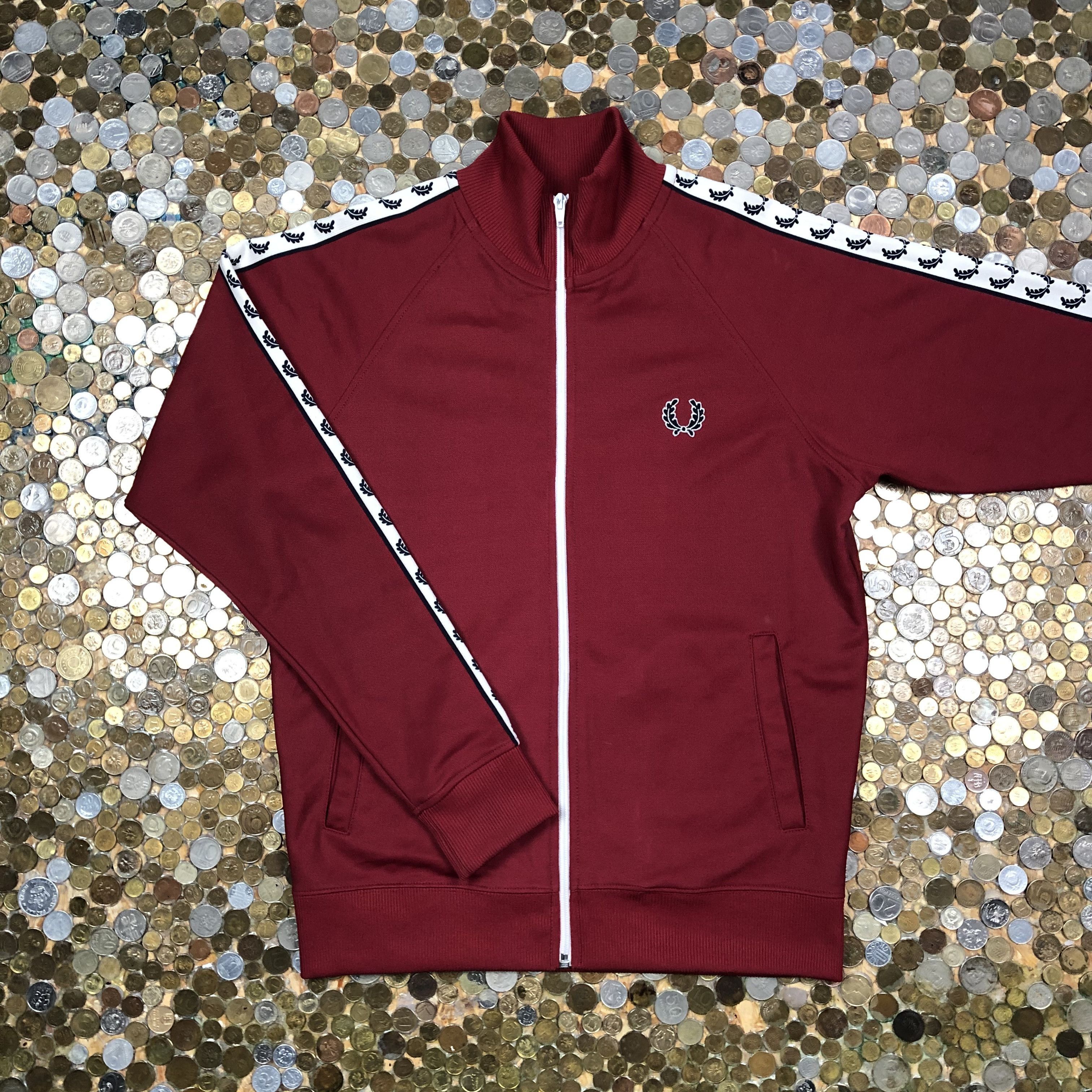 Fred Perry Fred Perry zip tracksuit sweatshirt 90's with lampas | Grailed