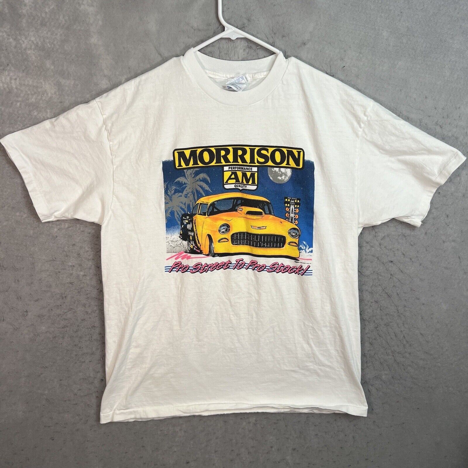 Hanes A1 Vintage Morrison Chassis Drag Racing Car T Shirt Adult XL ...