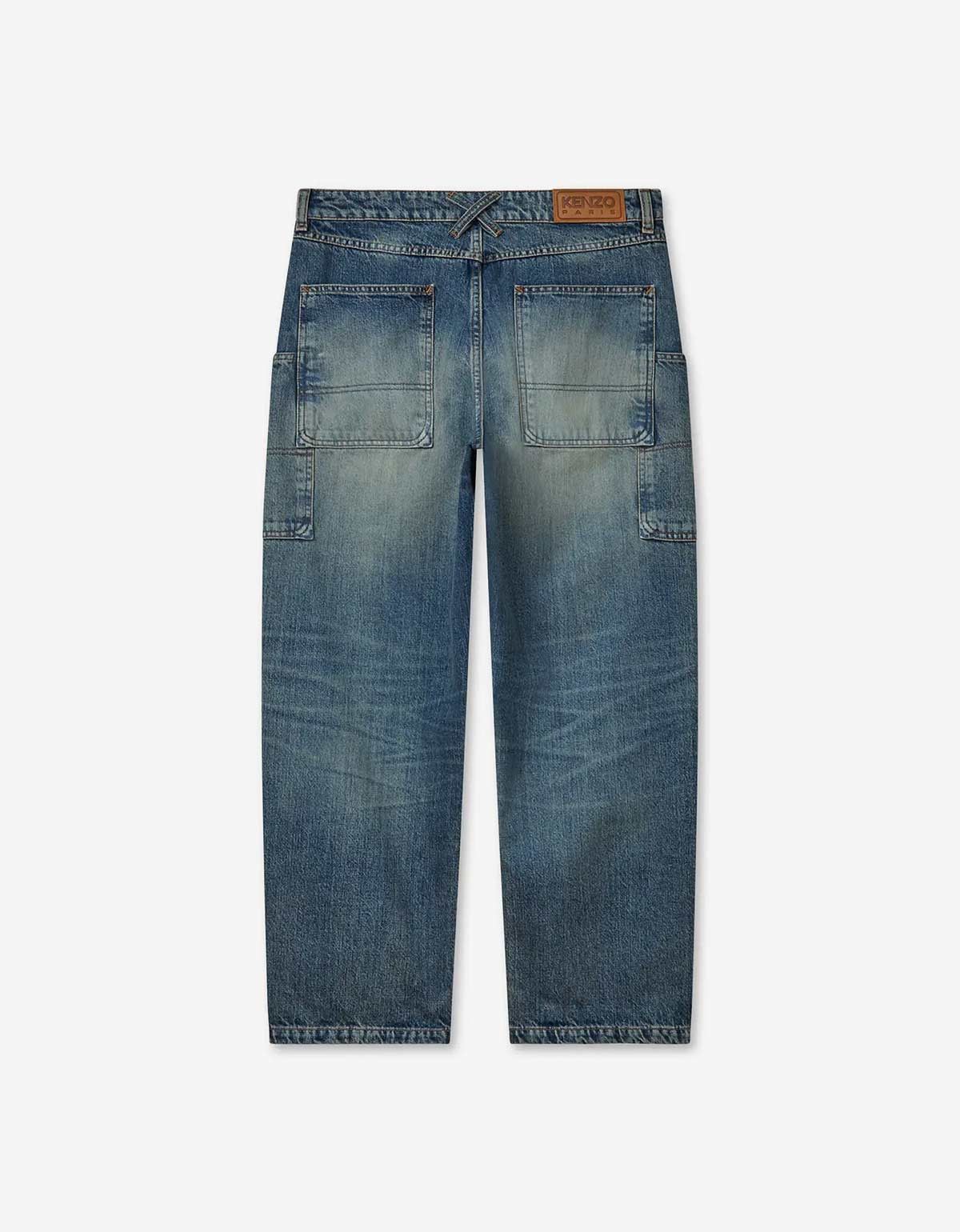 Kenzo Kenzo Blue Cargo Monkey Fit Jeans | Grailed