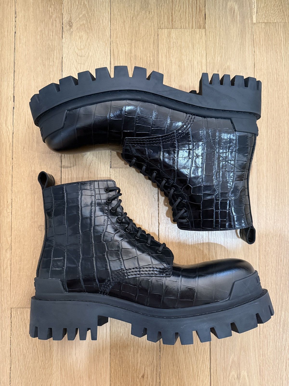 Balenciaga Croc Strike Boots | Grailed