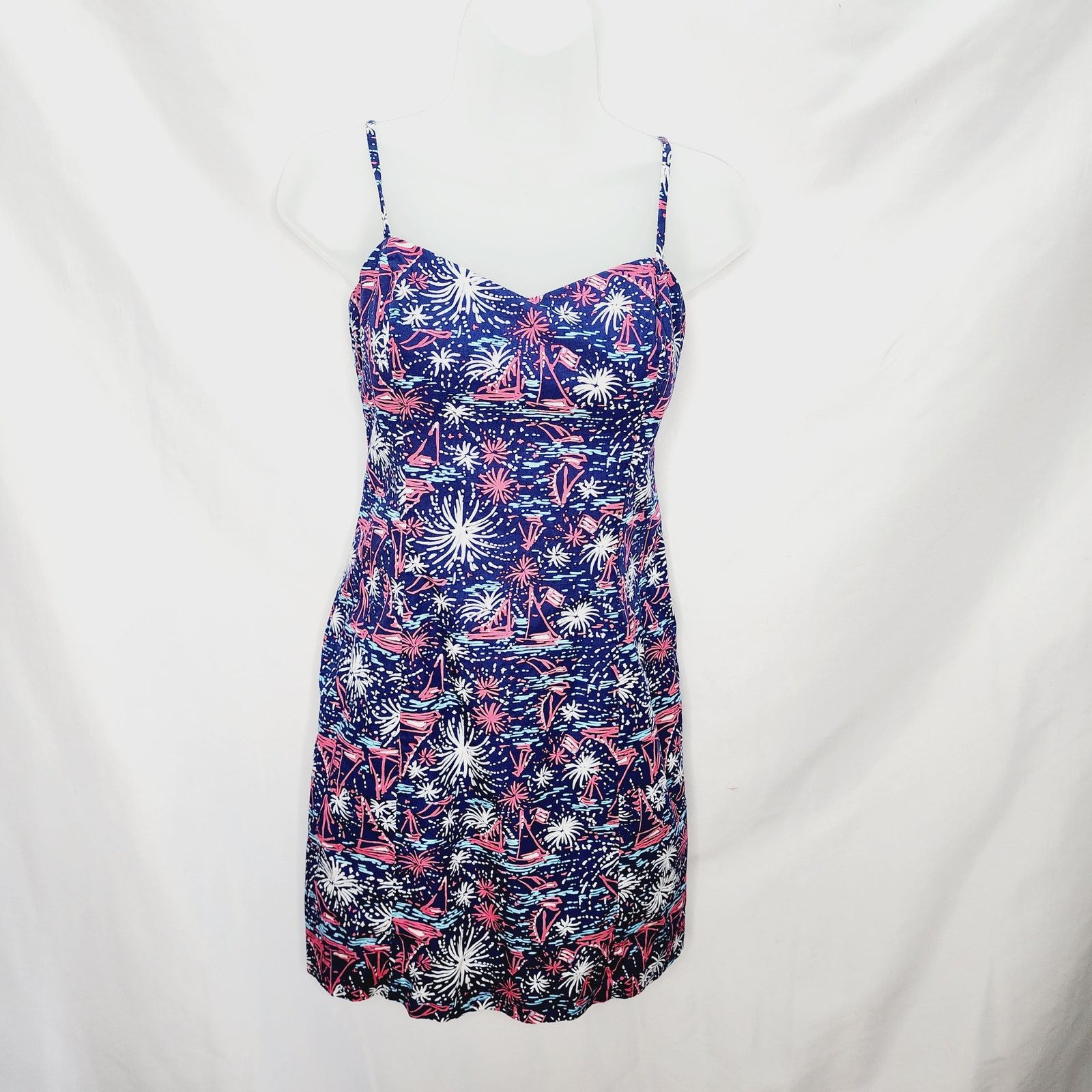 Lilly Pulitzer Lilly Pulitzer Maccallum Sparks Fly Fireworks Mini Dress ...