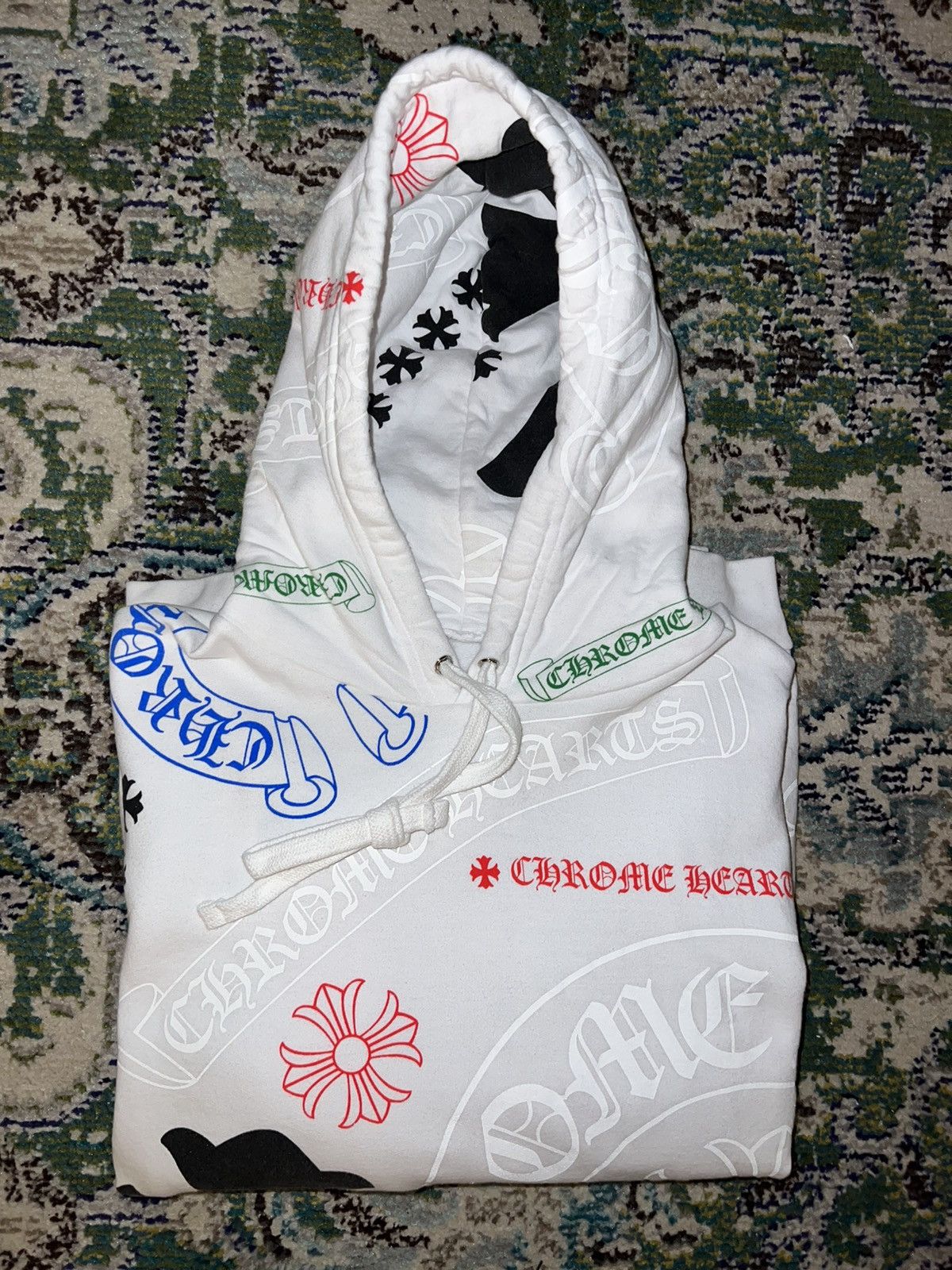 Chrome Hearts Chrome Hearts Stencil Hoodie | Grailed