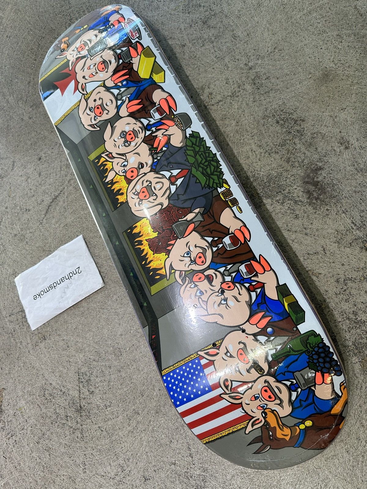 StrangeLove Skateboards StrangeLove Animal Farm 8.5 Skateboard Deck ...