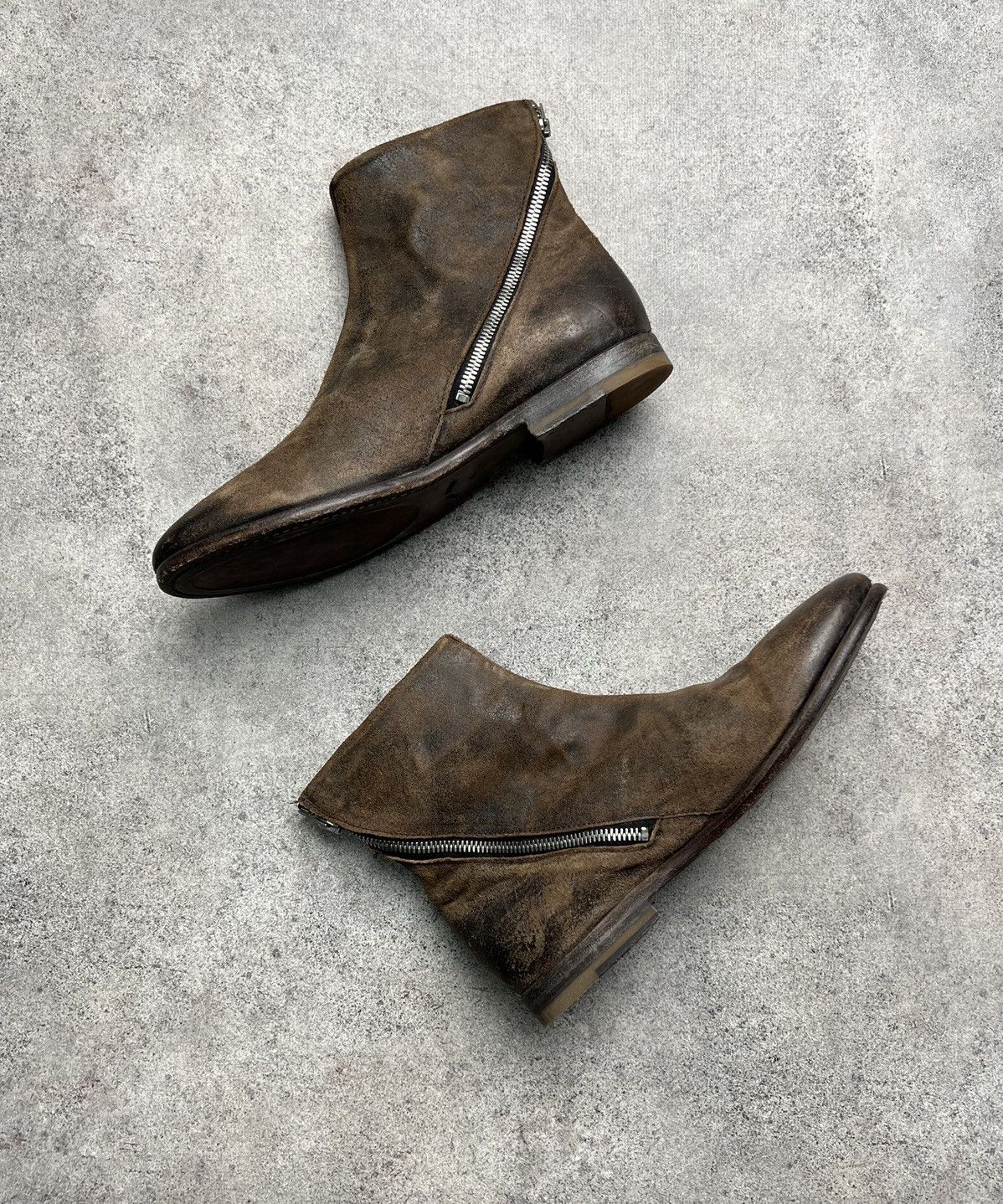 Guidi Last conspiracy guidi style tornado zip leather shoes | Grailed