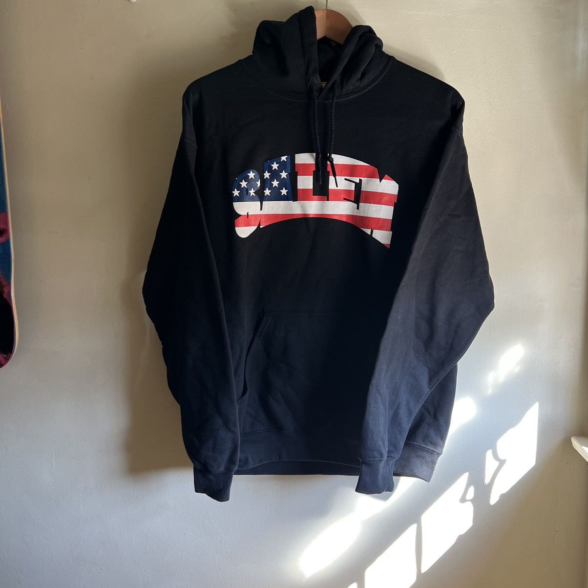 Drain Gang Salem american flag hoodie | Grailed