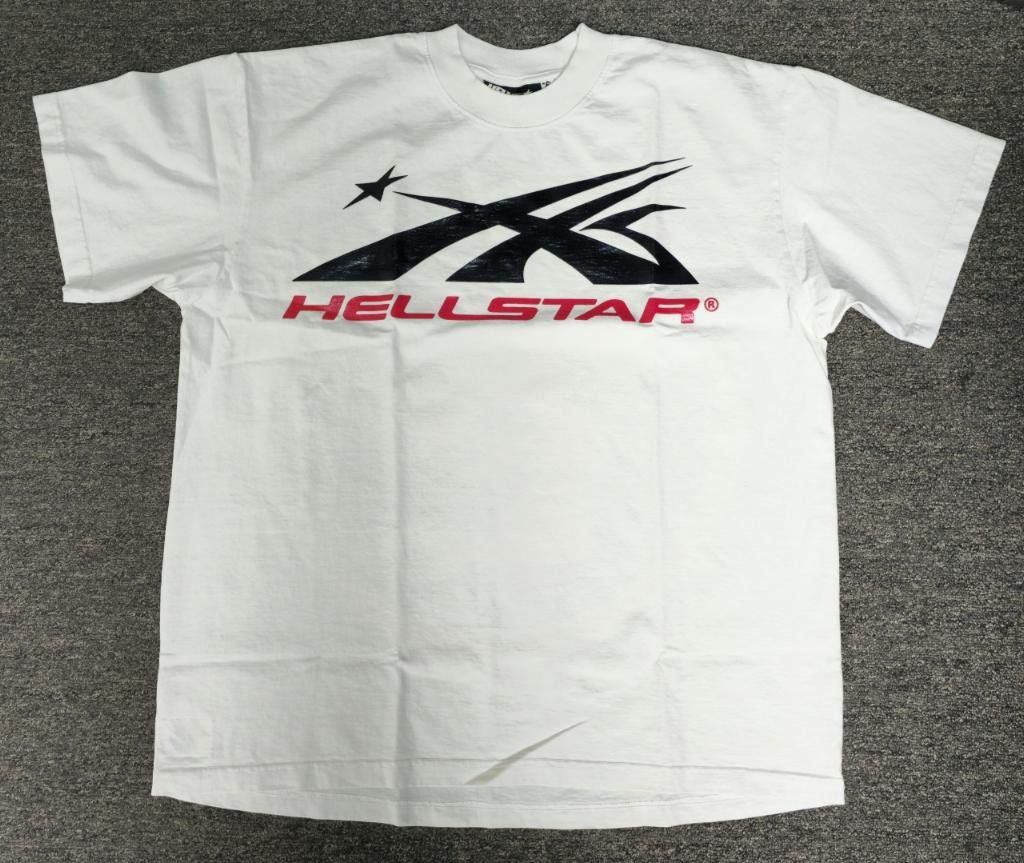 HELLSTAR Hellstar Sport Logo Gel T-shirt (White) | Grailed