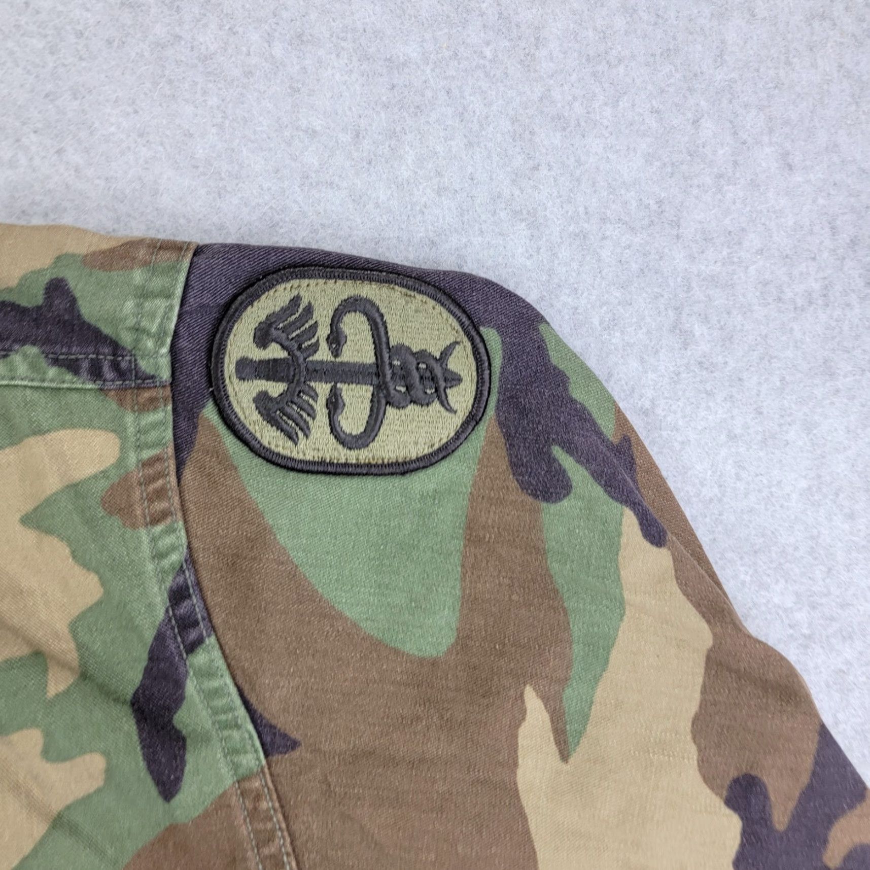 Vintage VINTAGE Edcar Industries US Army Military Jacket Small Woodland ...