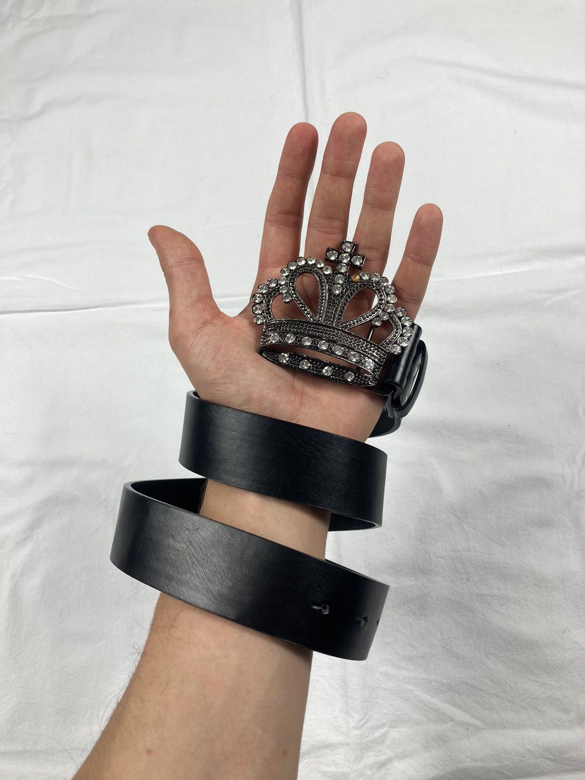 Archival Clothing × Streetwear × Vintage Vintage Y2k Crown Belt | Grailed