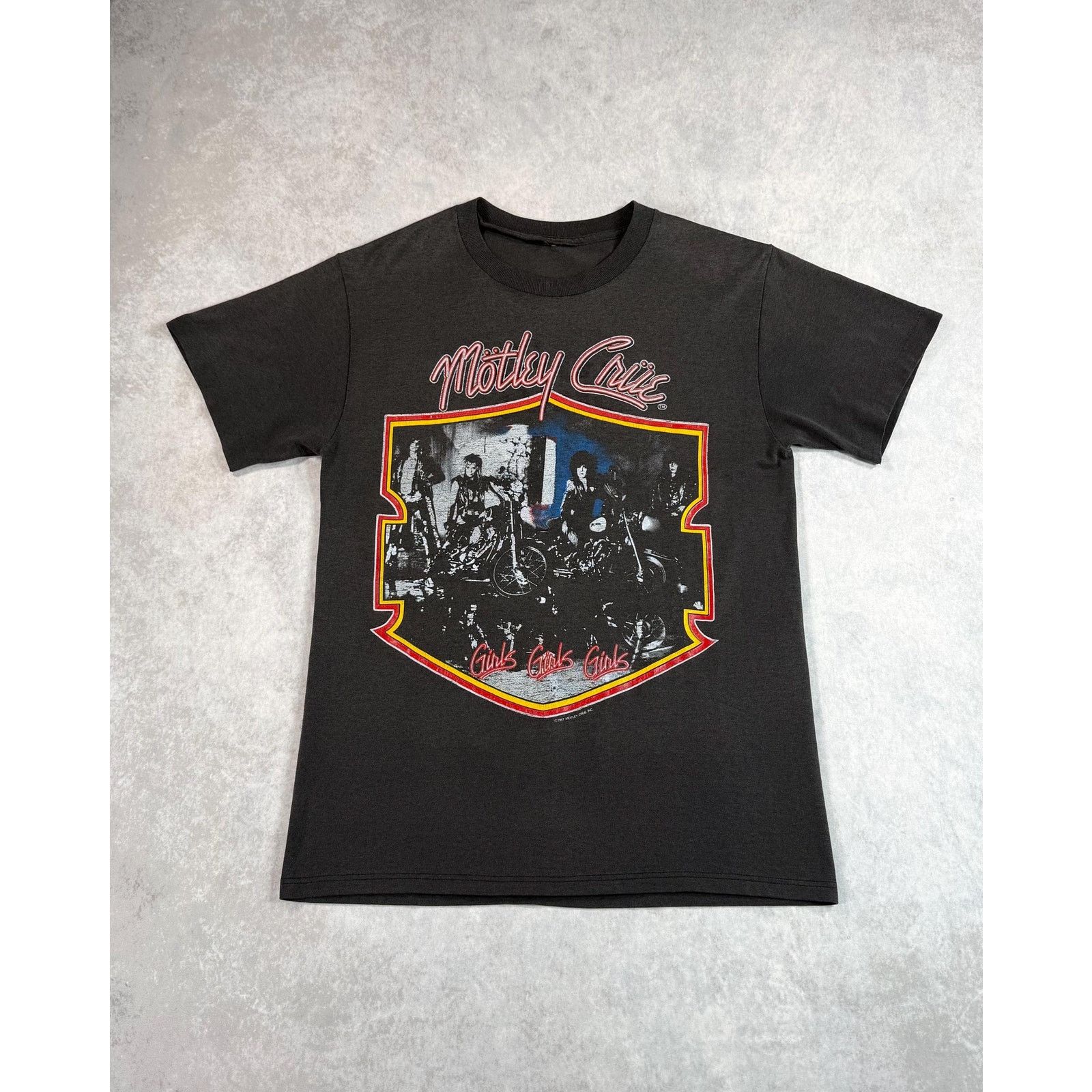 Vintage Vintage 1987 Motley Crue “Girls Girls Girls” Band T-Shirt | Grailed
