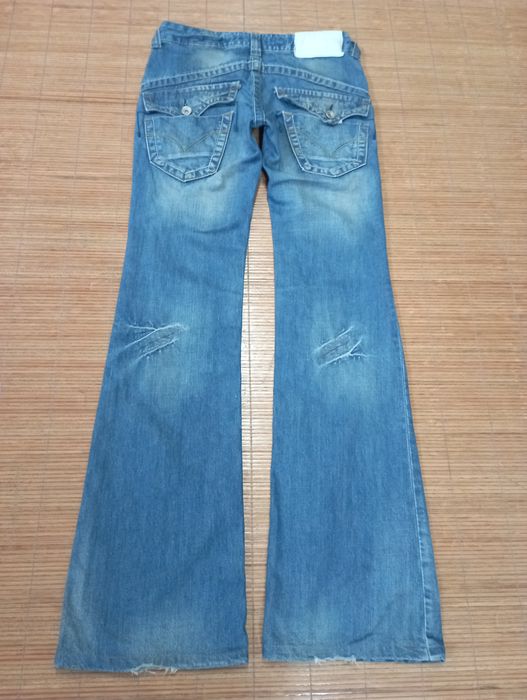 If Six Was Nine Flare Jeans Japan Blue Ocean Low Rise Drive Jeans | Grailed